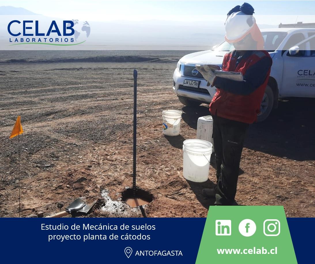 ESTUDIO DE MECÁNICA DE SUELOS PARA PROYECTO PLANTA DE CÁTODOS EN ANTOFAGASTA - Celab